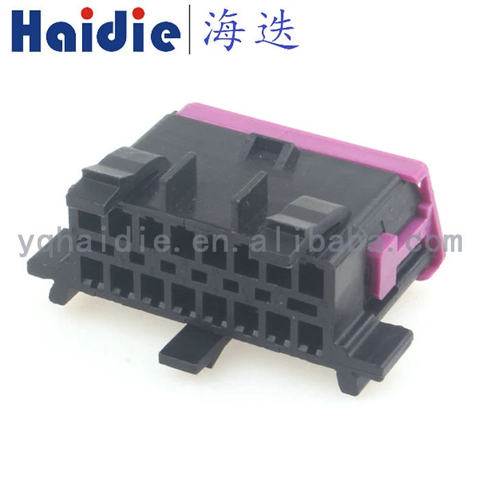16 Pin Female Electrical Automotive Wire Harness Obd Connector ...