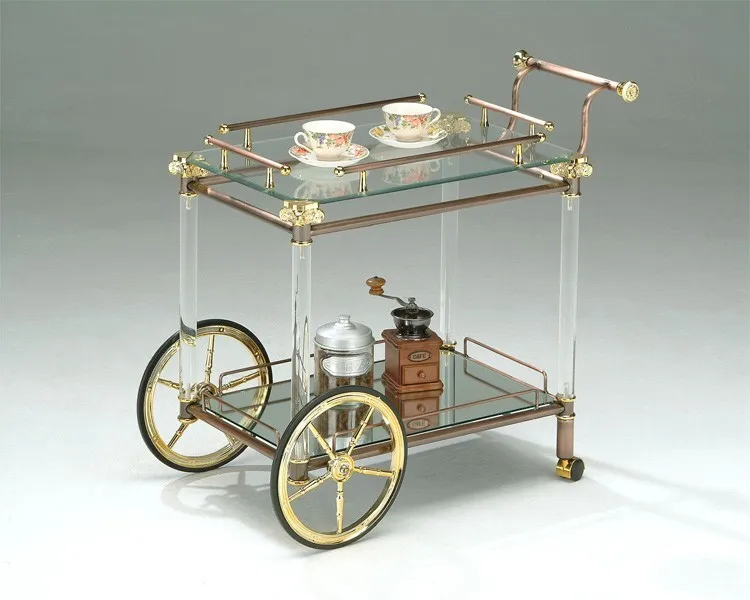 Luxury Steel Tea Trolley 10945-2720 - Buy Hotel Tea Trolley,Tea Serving ...