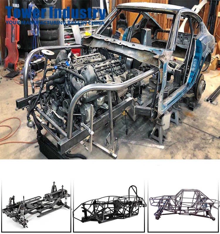 ATV UTV Metal Double Frame Rail Welded Chassis Kit Frame