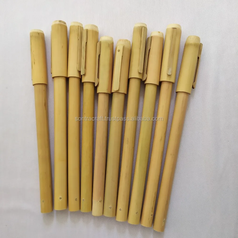 Natural Eco Friendly Bamboo Ballpoint Pen - Reliabo Promotional Bamboo ...