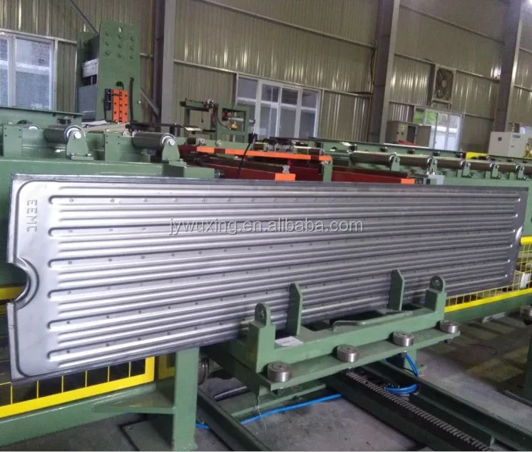 Flat Panel Radiator Fin Production Line For Power Transformer Radiator ...