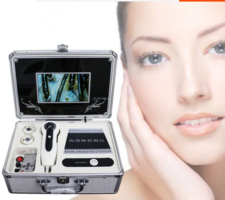 Hot Selling With A Case Boxy Portable Analyzer For Skin And Hair Test ...