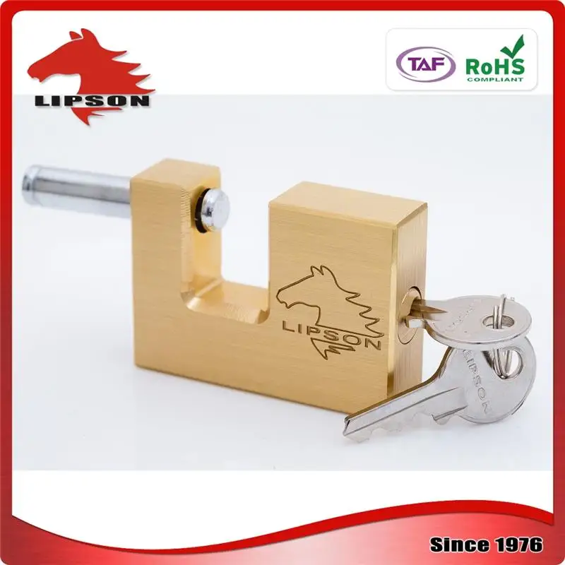 Hardened Shackle Case And Pin Tumbler Cylinder Rectangular Brass ...