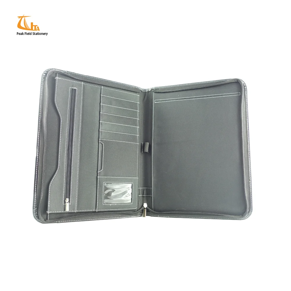 Luxury Style Leather Cover A5 File Folder Portfolio - Buy Leather File ...
