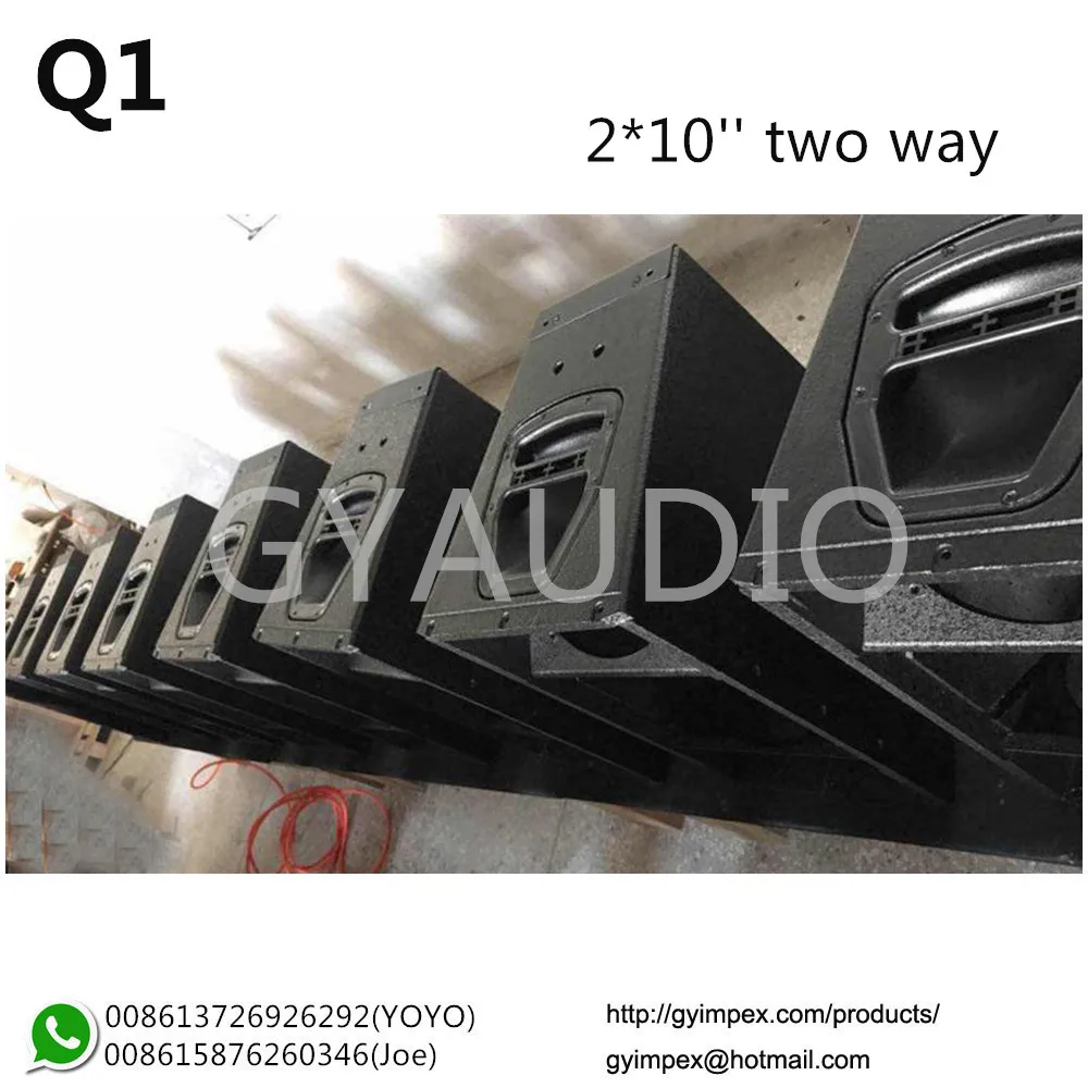 Dual 10 Inch Q1 Q Sub Line Array Cabinets,Empty Line Array Box - Buy Q1 Line Array Box,Line ...