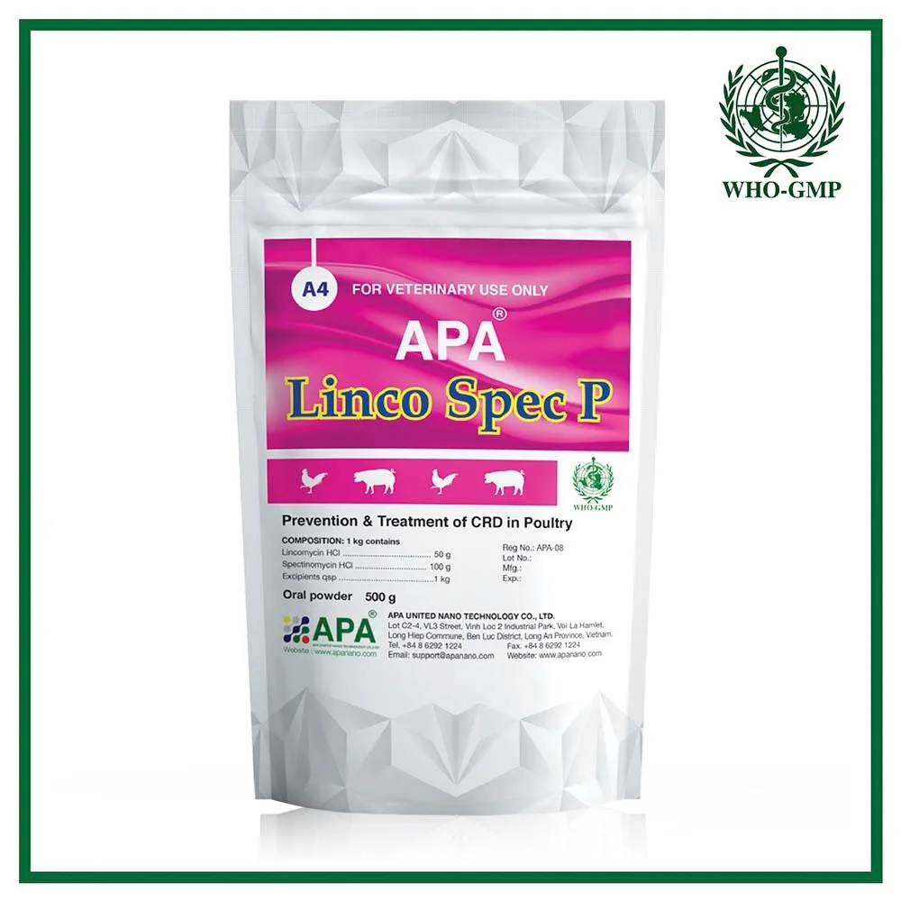 Apa Linco Spec P | Strong Prevention And Treatment Of Crd In Poultry ...