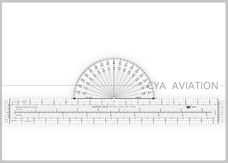 Avigation Rotating Plotter 13Rotatable Azimuth Plotter for Sectional ...