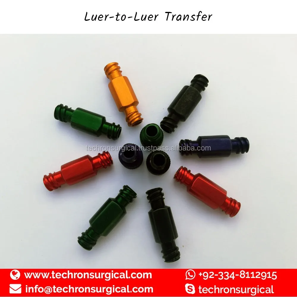 Luer Lock To Luer Lock Connectors - Buy Luer To Luer Transfer Adopter 1 ...