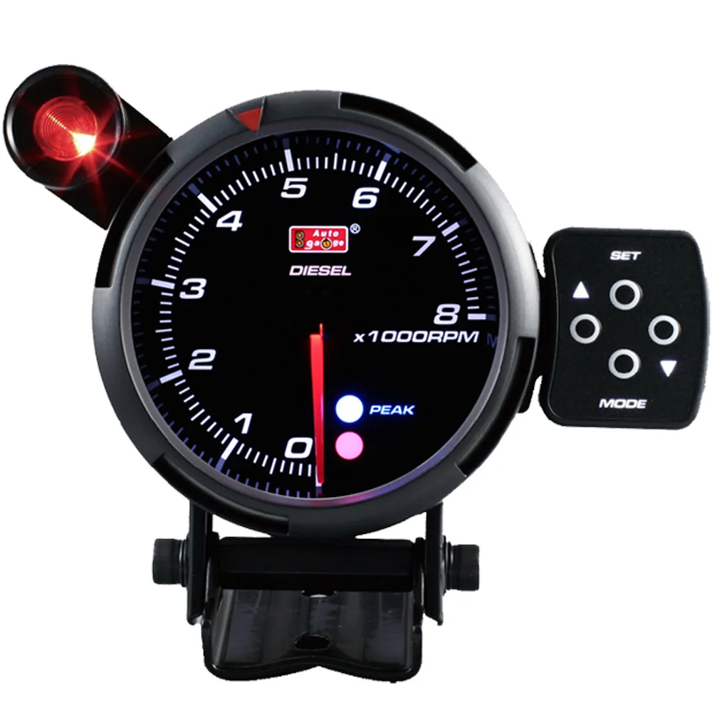 80mm LED Display Tachometer for Diesel Engines - Auto Gauge