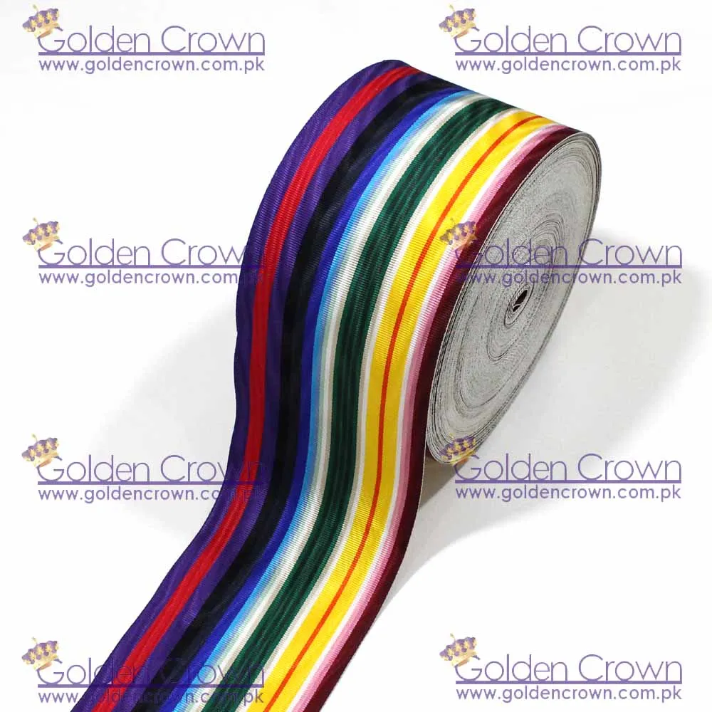 Rainbow Moire Ribbon | Masonic Regalia Rainbow Ribbon | Rainbow Ribbon ...