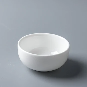 3 Inch Round Small Dish White Ceramic Soy Sauce Bowl Sauce Plate Small ...