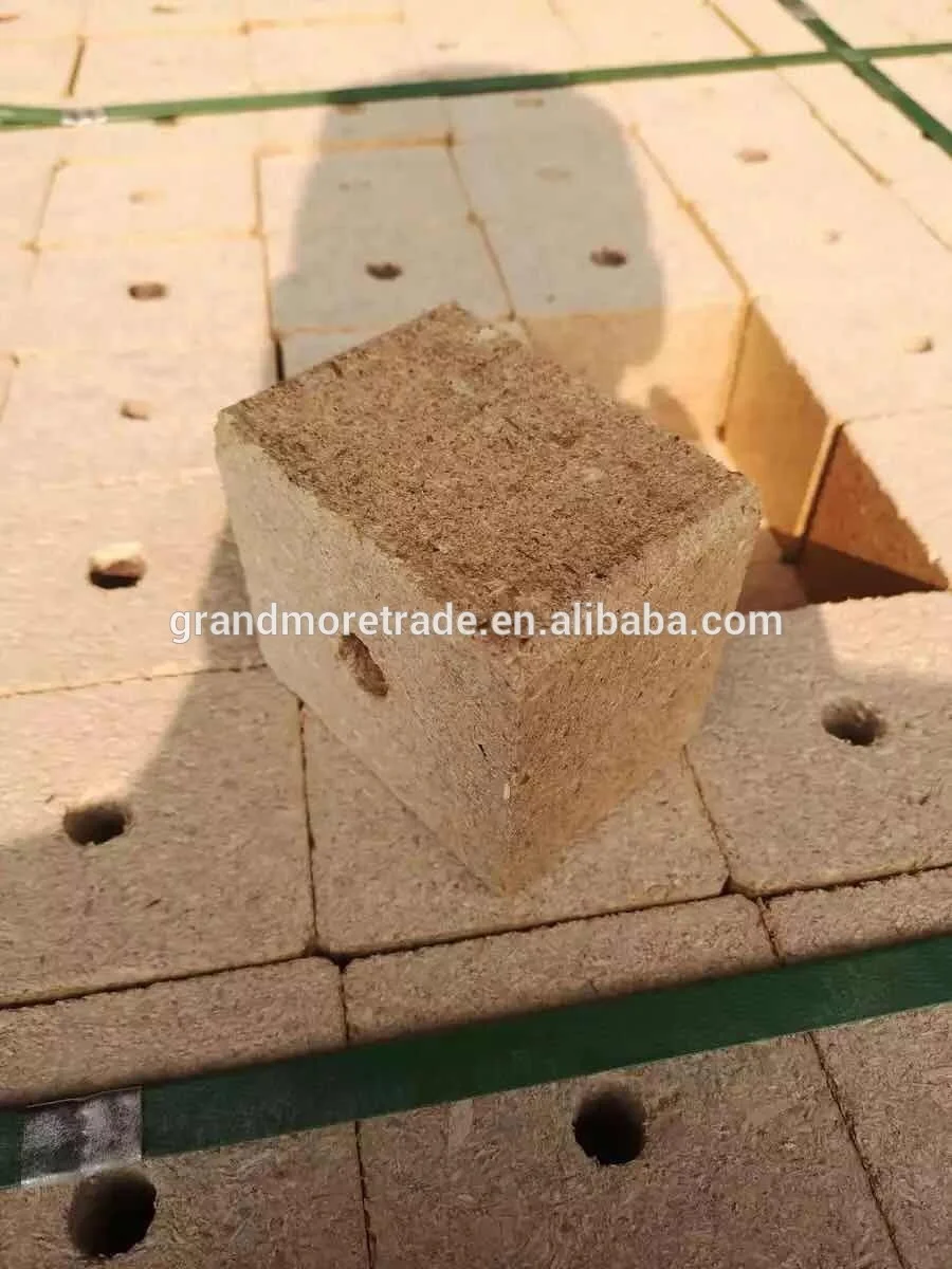 Compressed Chip Block Sawdust Block For Pallet - Buy High Density ...
