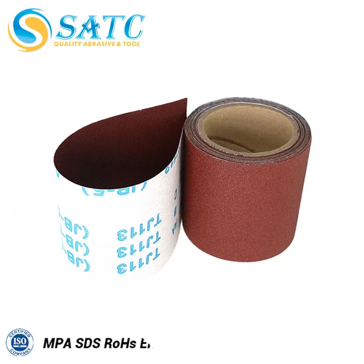 Satc 60# Aluminum Oxide Sharpness Abrasive Cloth Rolls Sand Paper Roll ...
