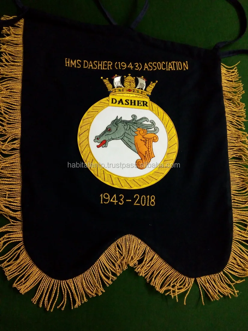 Hand Embroidered Flags Banners Wholesale High Quality Habitat ...