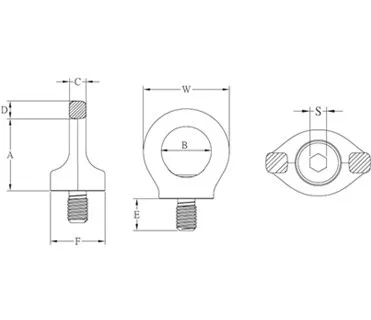 Anchor Points For Industry Mold Lifting Working Load 3.2t M24 - Buy ...