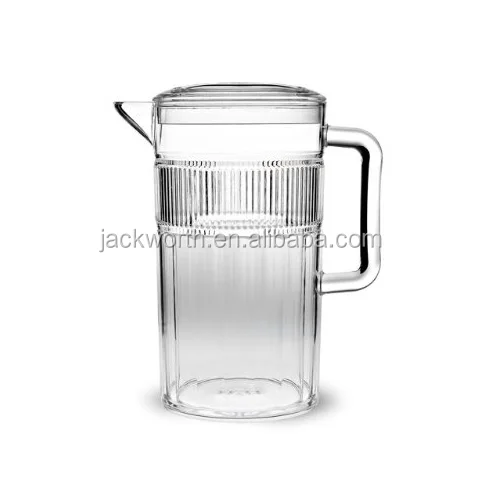 3l Acrylic Plastic Embossed Water Drink Pitcher - Buy Acrylic Embossed ...