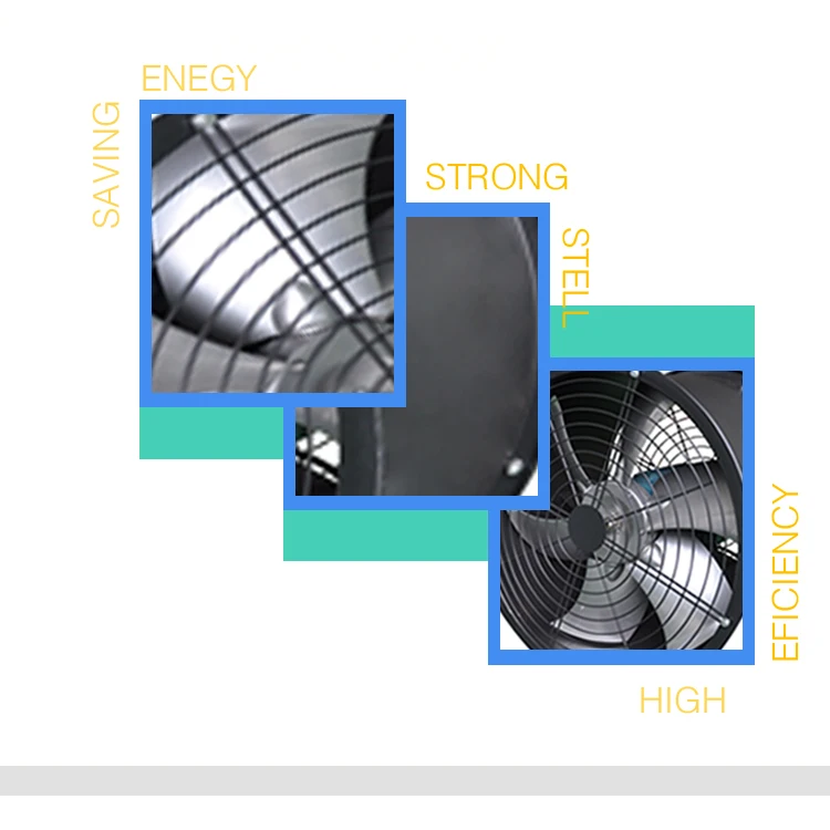 600mm Round Industrial Exhaust Fan - Low Noise & Efficient