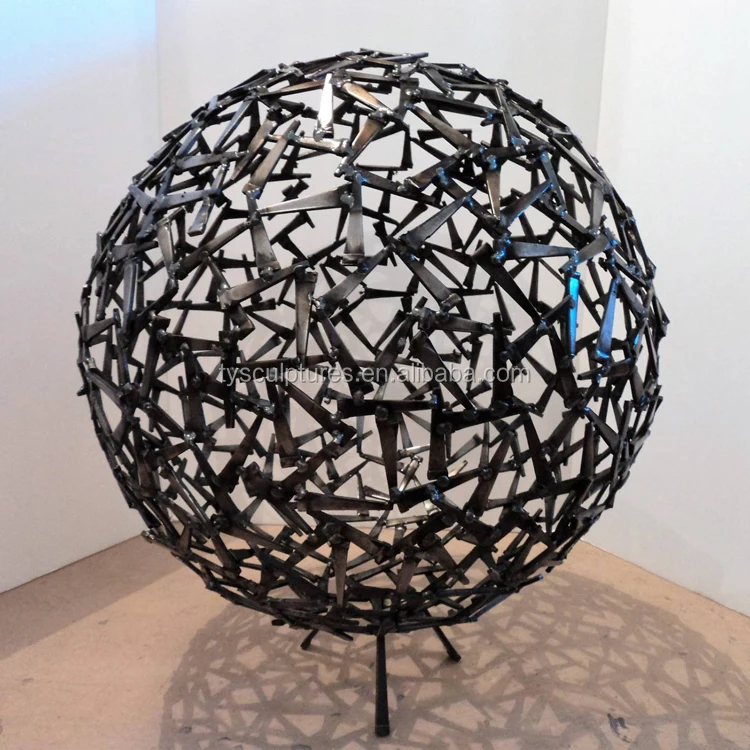 Outdoor Garden Decor Bronze Sphere Sculpture - Buy Bronze Sphere ...