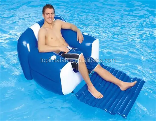 18 Pockets Pool Lilo Inflatable Swimming Mat Floating Lounge For Aqua ...