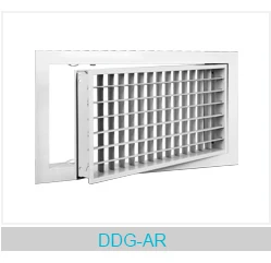 HVAC Aluminum Double Deflection Air Grille with Adjustable Blades