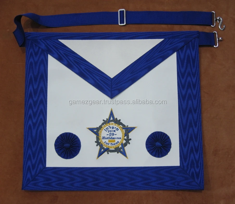 Highest Quality Masonic Master Masons Apron And Accessories - Buy Hand ...
