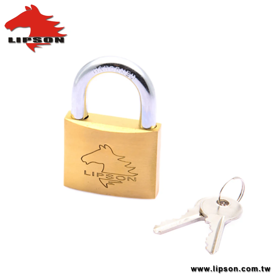 LS-100 Double Locking Mechanism Brass Padlock 30mm Security Lock