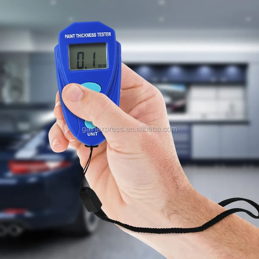 Car Painting Thickness Tester /paint Thickness Meter 0~2.0mm Enamel Fe ...