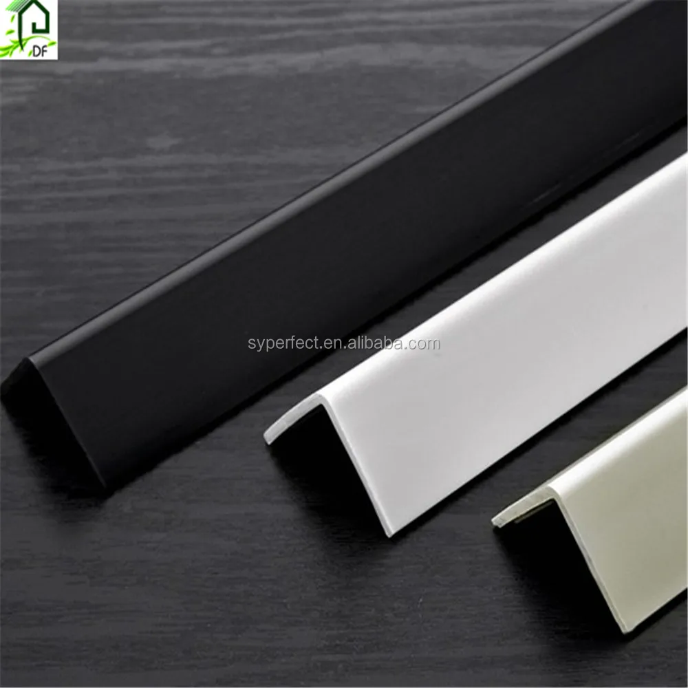 L Shape Plastic Extruded PVC Customized Profile for Hydroponics