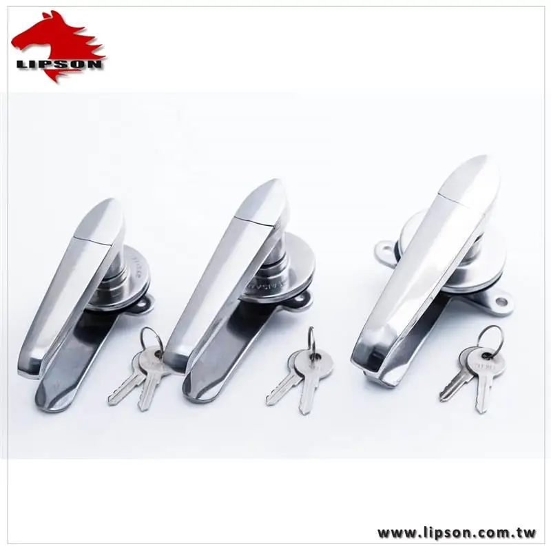 Lm-400 Stainless Steel 316 L Handle Quarter Turn Fixed Grip Key Locking ...