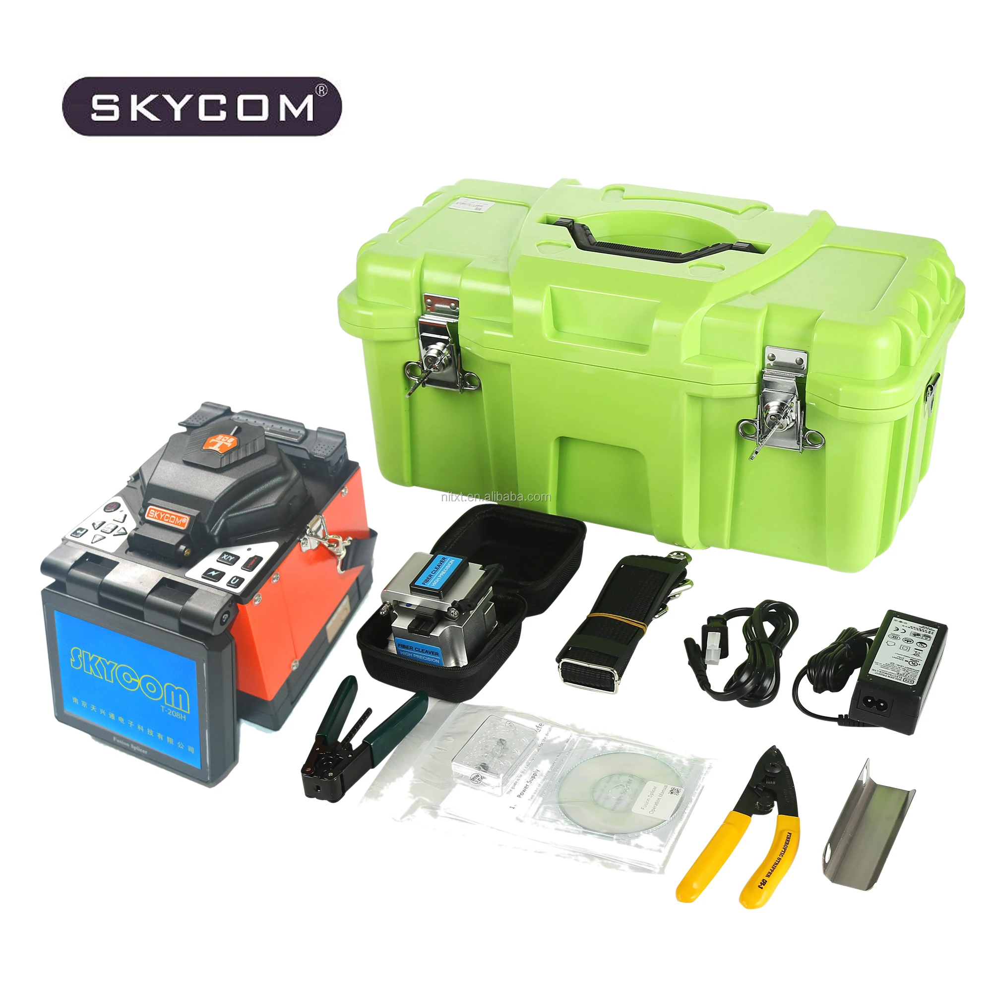Skycom Fusion Splicer T-208h For Ftth - Buy Ftth Devices,Fusion Splicer ...