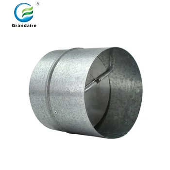 Round Non Return Damper For Air Volume Control - Buy Non Return Damper ...