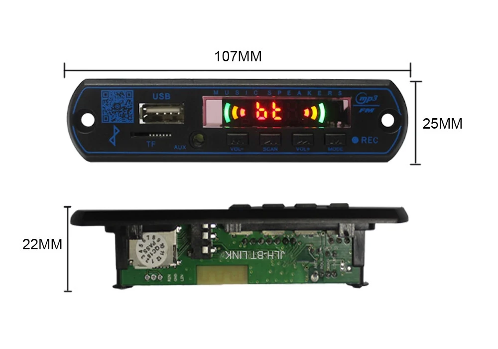 Usb Mp3 Player Circuit Audio Video Board BT LINK CX-9.0 APP Board