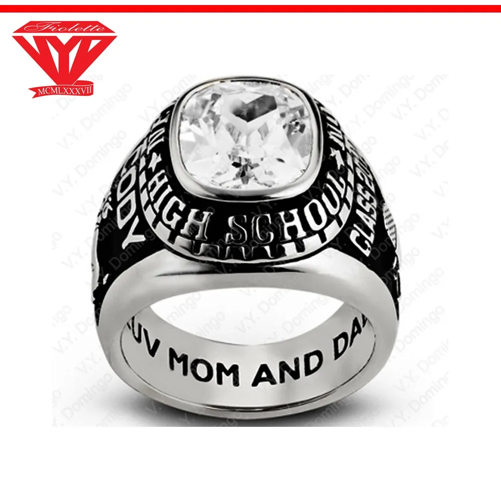 Custom Sterling Silver Class Ring - Buy Class Ring,Custom Ring,925 ...