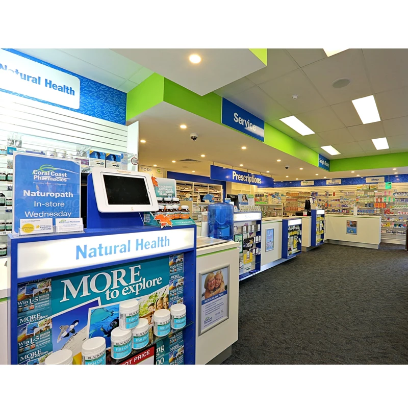 LUX Customized Pharmacy Shelves - Enhance Drugstore Display