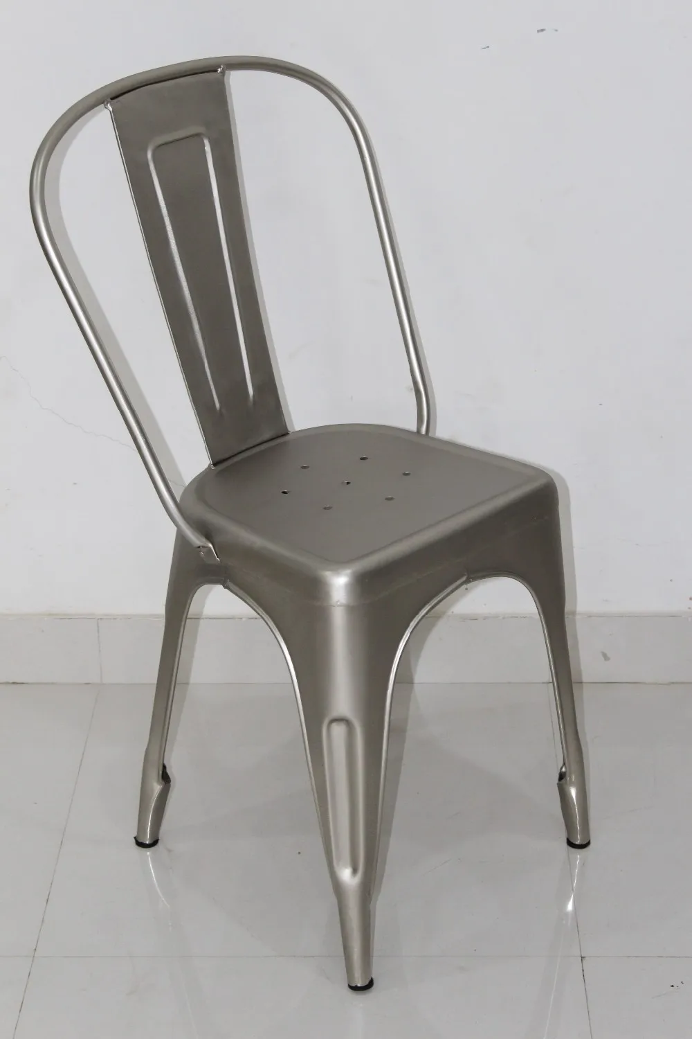 Vintage Industrial Iron Chair Classic Design Restaurant Cafeteria ...