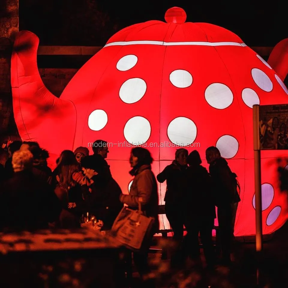 Alice in Wonderland Outdoor Giant Inflatable Teapot for Party