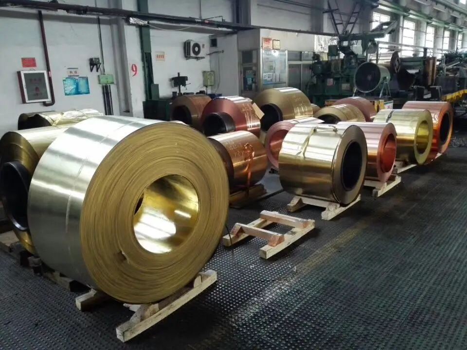 0.2-5 Thickness And C2600 C2680 C36000 Grade Brass Strip Copper Strip ...