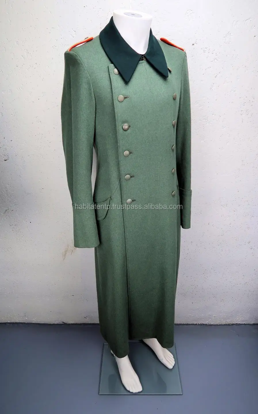 German Army Dress Mantel Ww2 Greatcoat Uniform Jacket Wwi Officer Heer ...