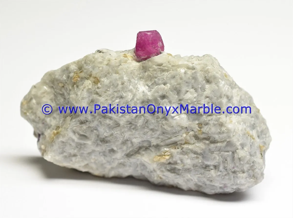 Crystal Mineral Pakistan Ruby Specimens from Hunza Kashmir Mine Pakistan