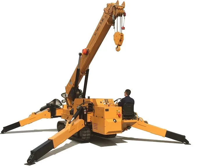 Mini Crane 5t With Diesel Generator Power Slim Crane For Narrow Place ...