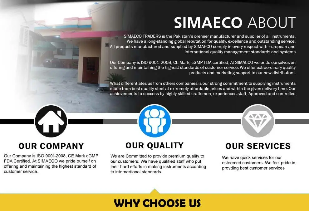 SIMAECO TRADERS - Plastic surgery instruments,micro surgery instruments