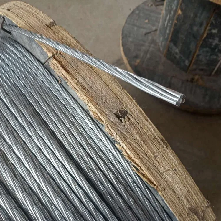Black Galvanized Steel Wire Rope Galvanized Steel Strand 1x71x191x3 For ...