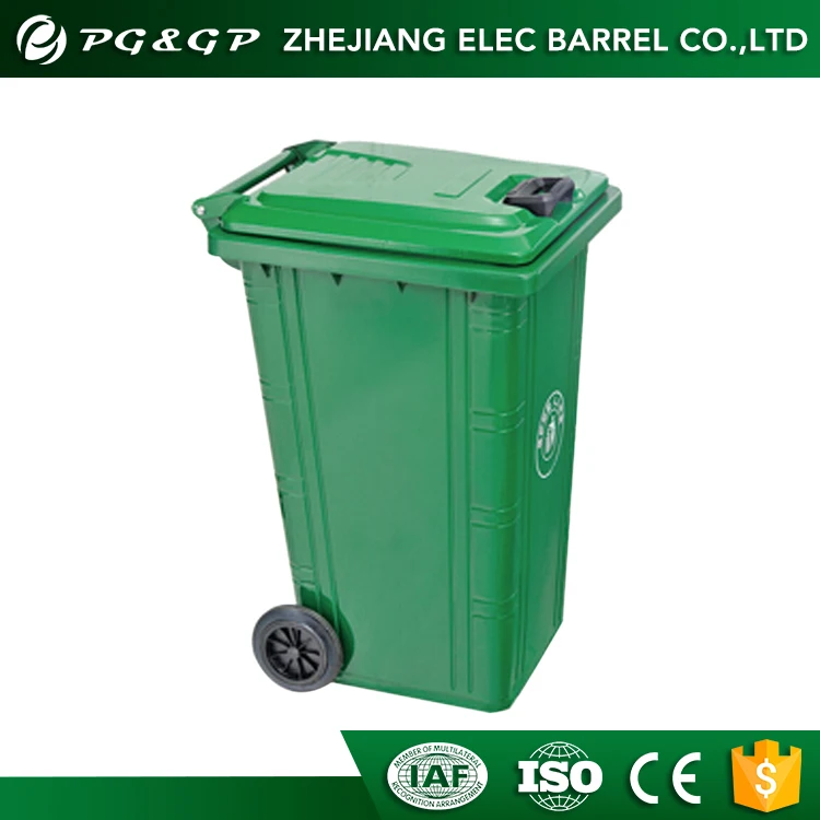 Metal Waste Container 120 Liters Wheelie Bin With Wheels - Buy Wheelie ...