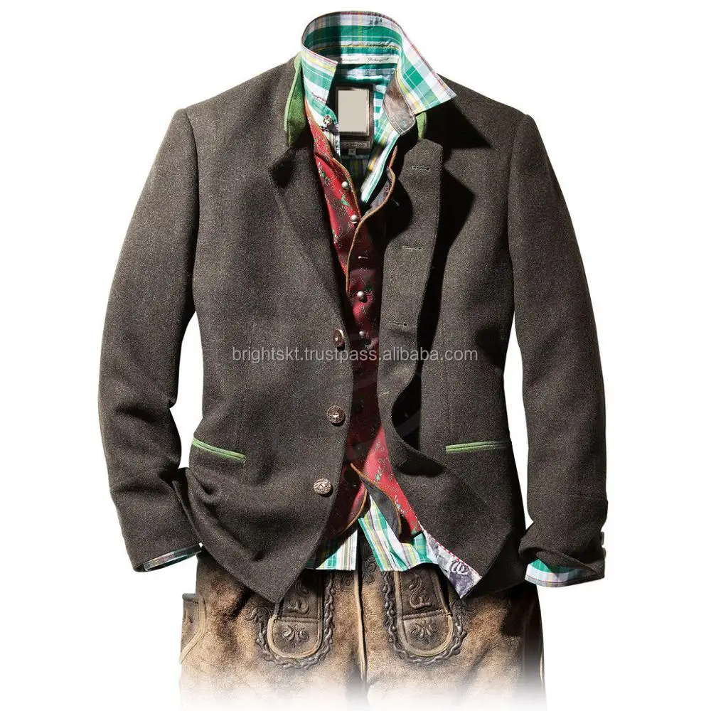 Trachten Men Jacket German Traditional Jacket 100% Polyester Shell For ...