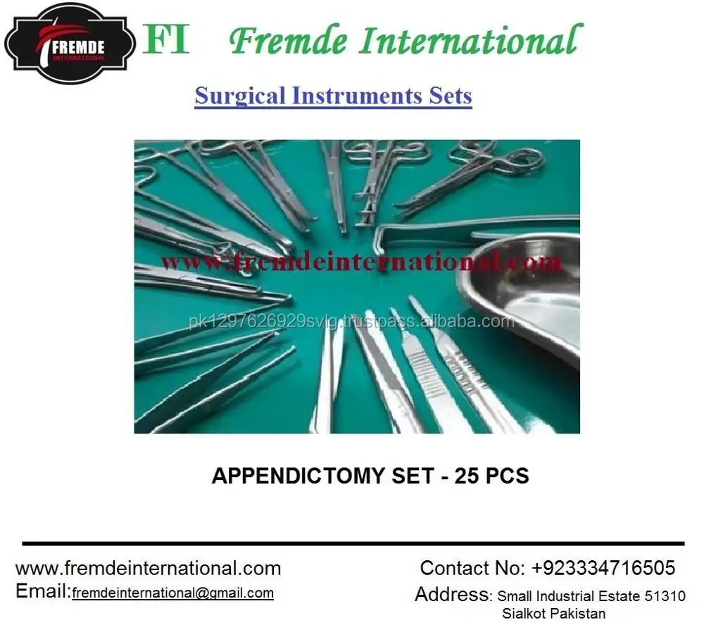 Gyne D & C Surgery Instruments Set Of 20 Pieces Ce Certified - Buy ...