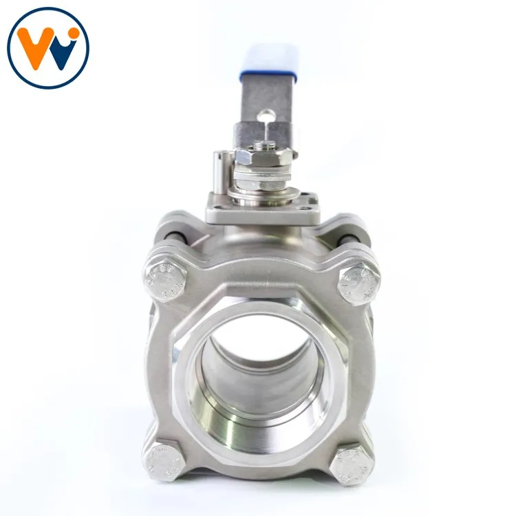 3pc Stainless Steel Bsp Npt Thread Ball Valve - Buy Stainless Steel ...