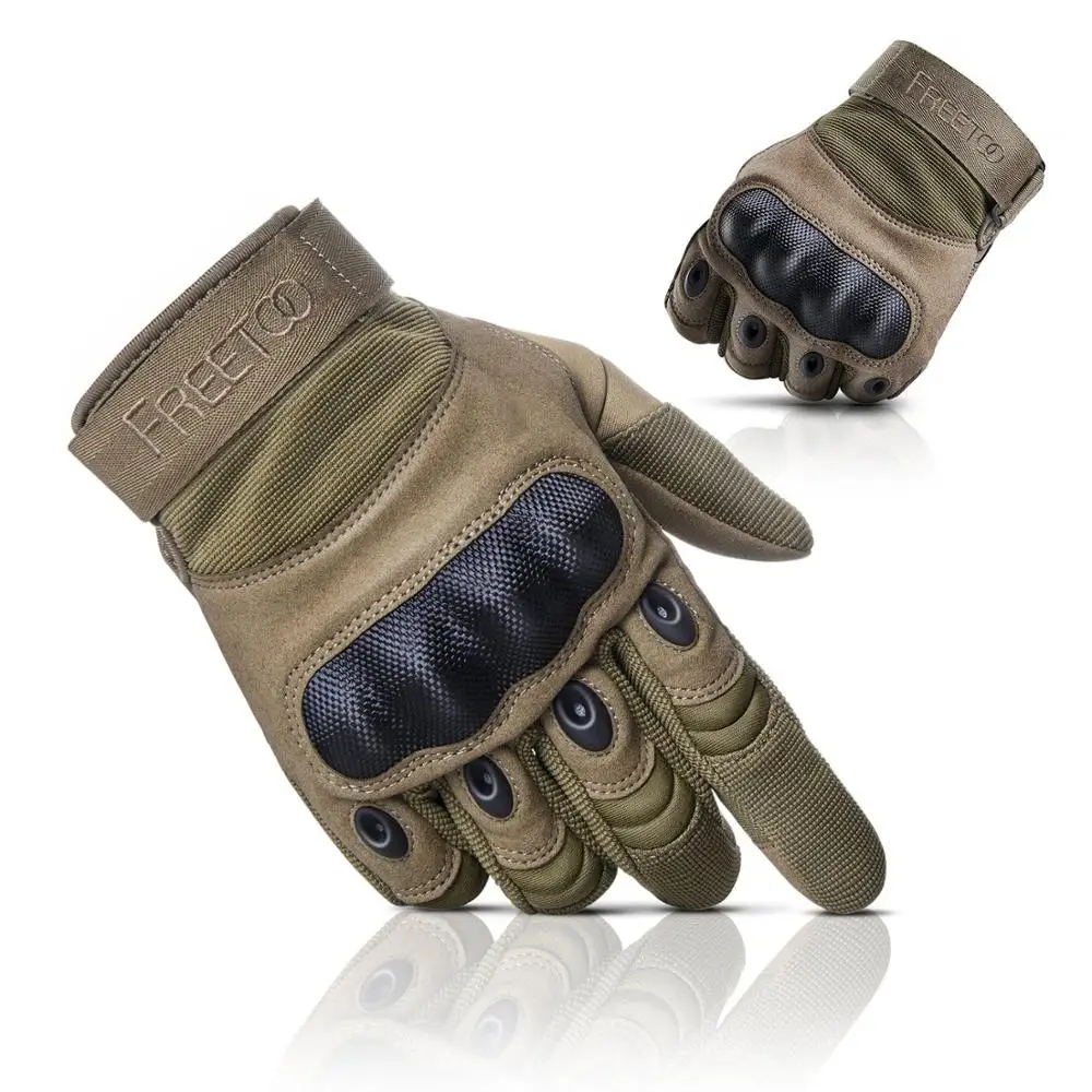 Army Police Military Leather Tactical Gloves - Buy Waterproof Police ...