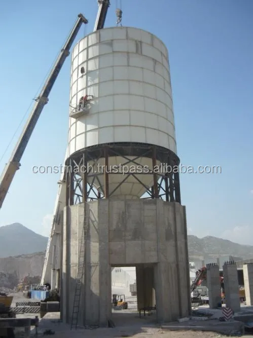 1000 Ton Capacity Cement Silo,Truck Load Terminal - Buy 1000 Ton Cement ...