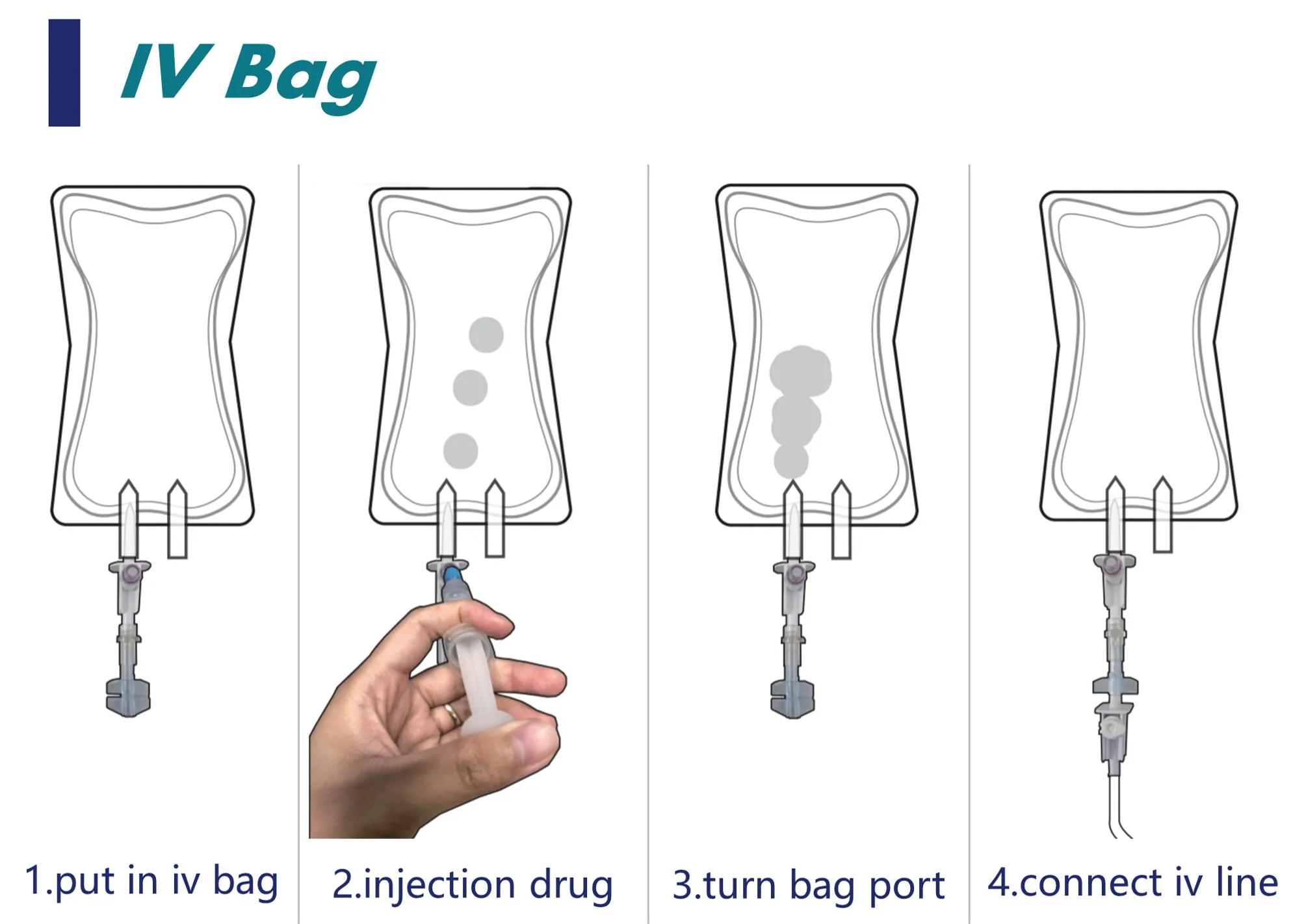 Air Medical Pin Iv Infusion Mini Non Vented Spike Valves Vial Adapter ...