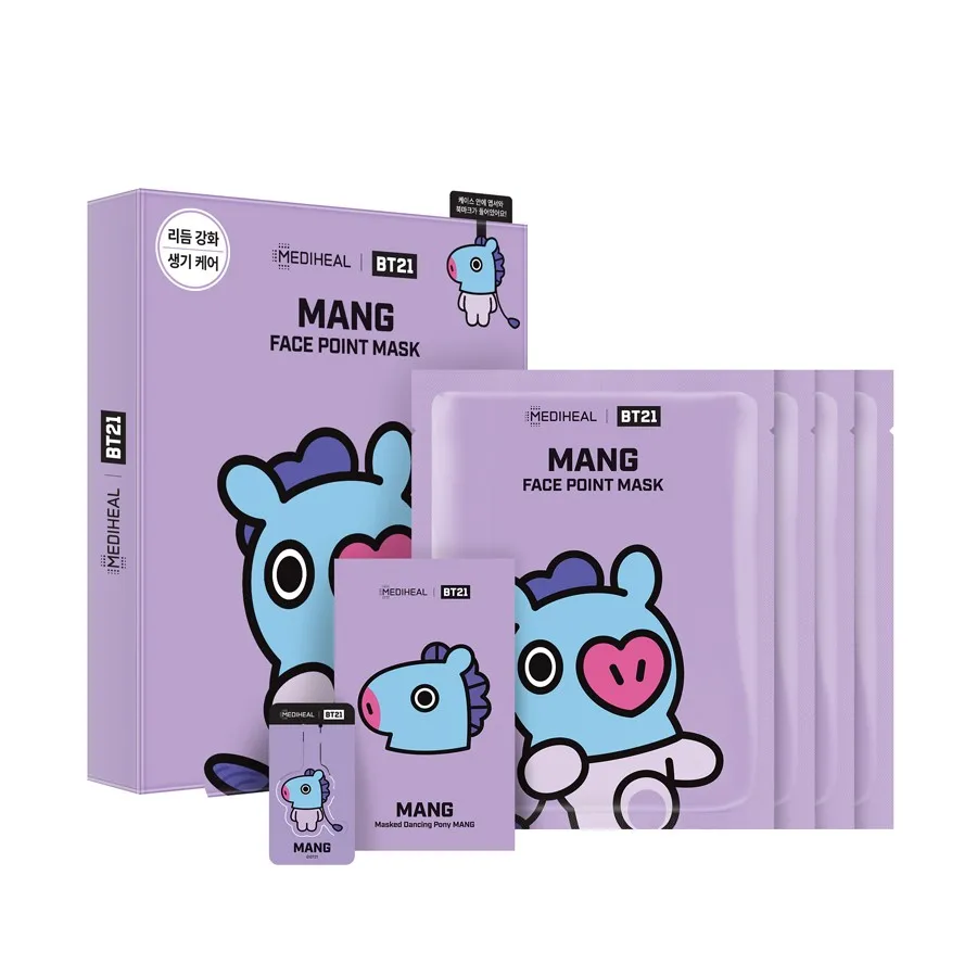 Skin Care Make Up Korean Cosmetic Mediheal X Bts Bt21 Face Point Mask ...